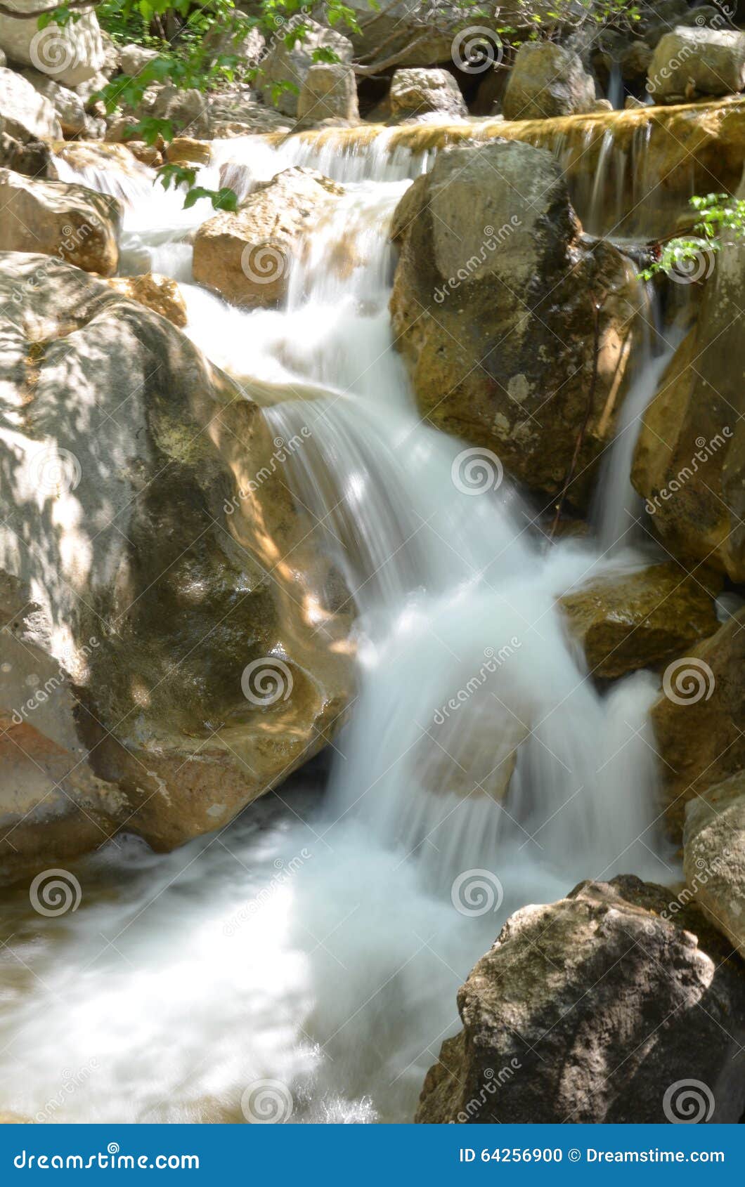 Waterfall stock photo. Image of waterfall, liquid, exposure - 64256900