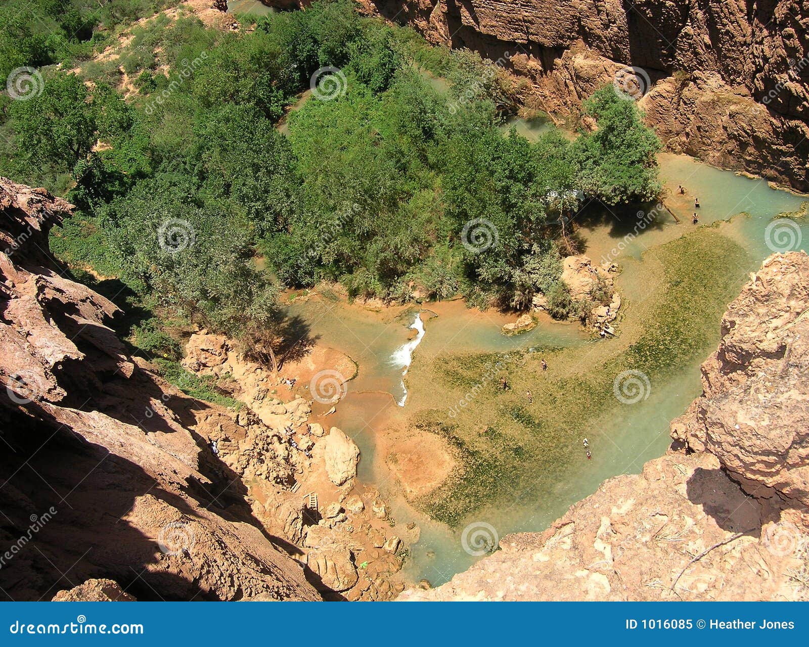 Waterfall s pool, Arizona stock image. Image of pool, native - 1016085