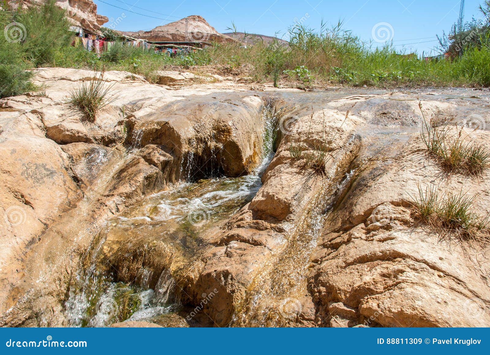Waterfall Sahara Desert Stock Photos - Royalty Free Images