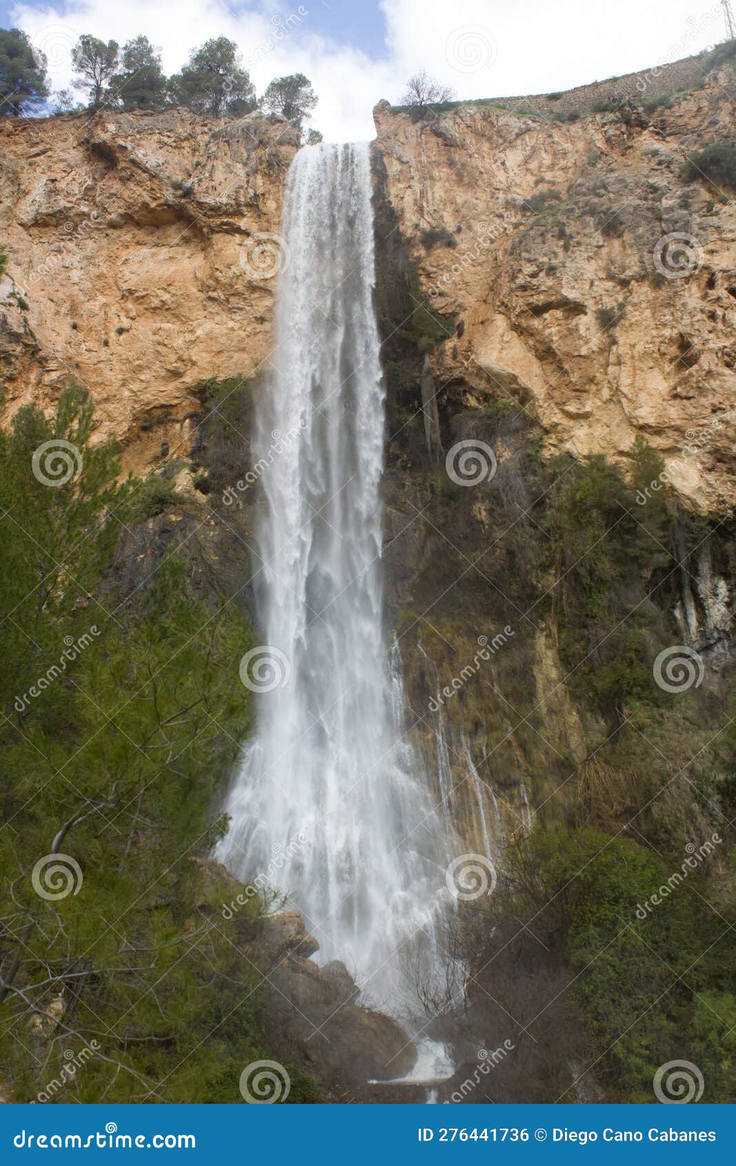 Waterfall of the Salt De Alcoy Stock Photo - Image of forest, aquatic ...