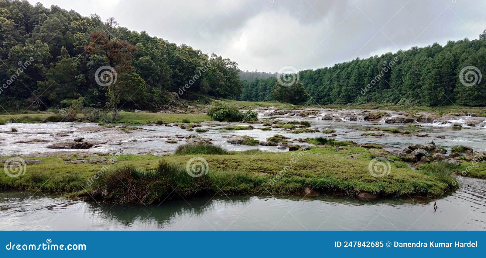 Waterfall Scenic View, the Pykara River Rises at Mukurthi Peak, River ...
