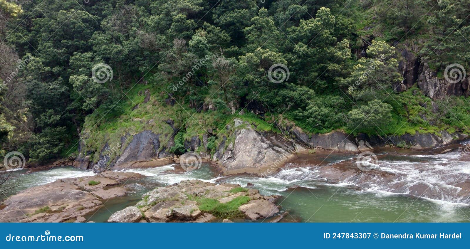 Waterfall Scenic View, the Pykara River Rises at Mukurthi Peak, River ...