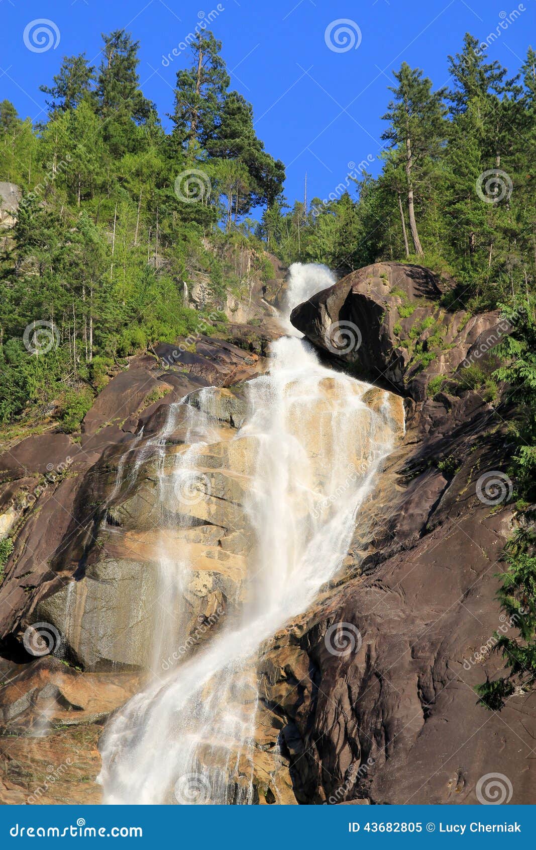 Waterfall Shannon stock image. Image of rock, waterfall - 43682805
