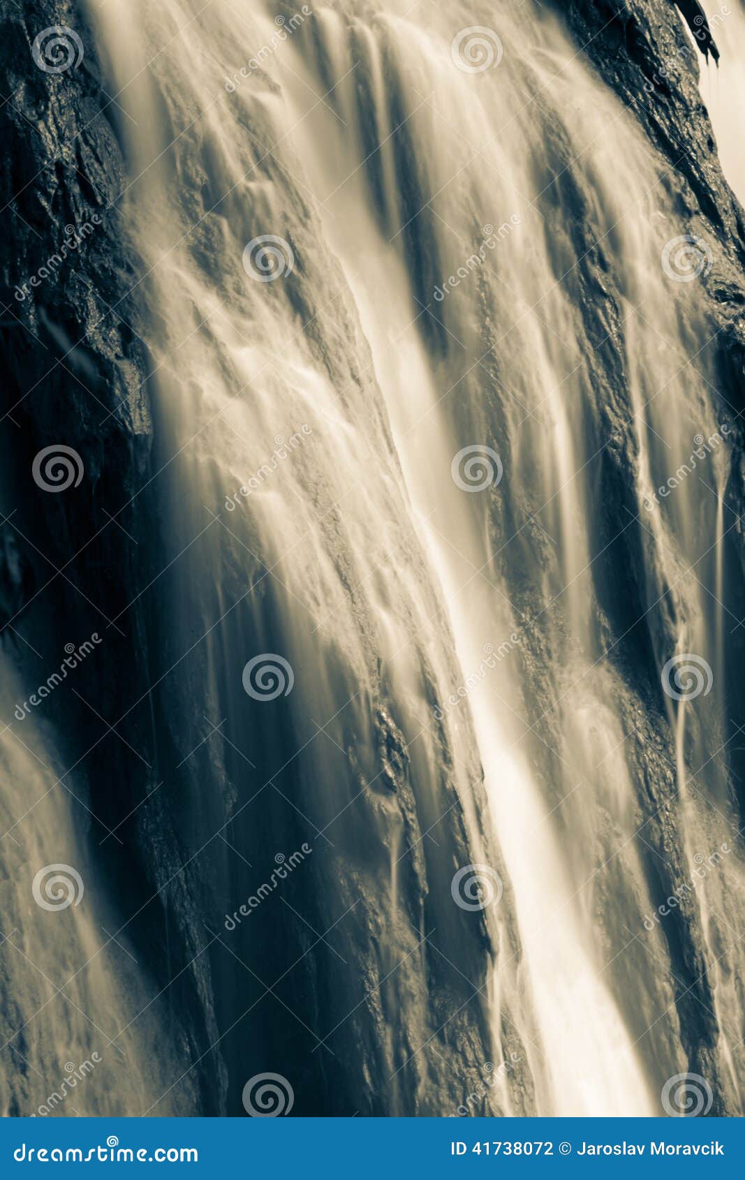 Waterfall, Slovakia stock photo. Image of stone, water - 41738072