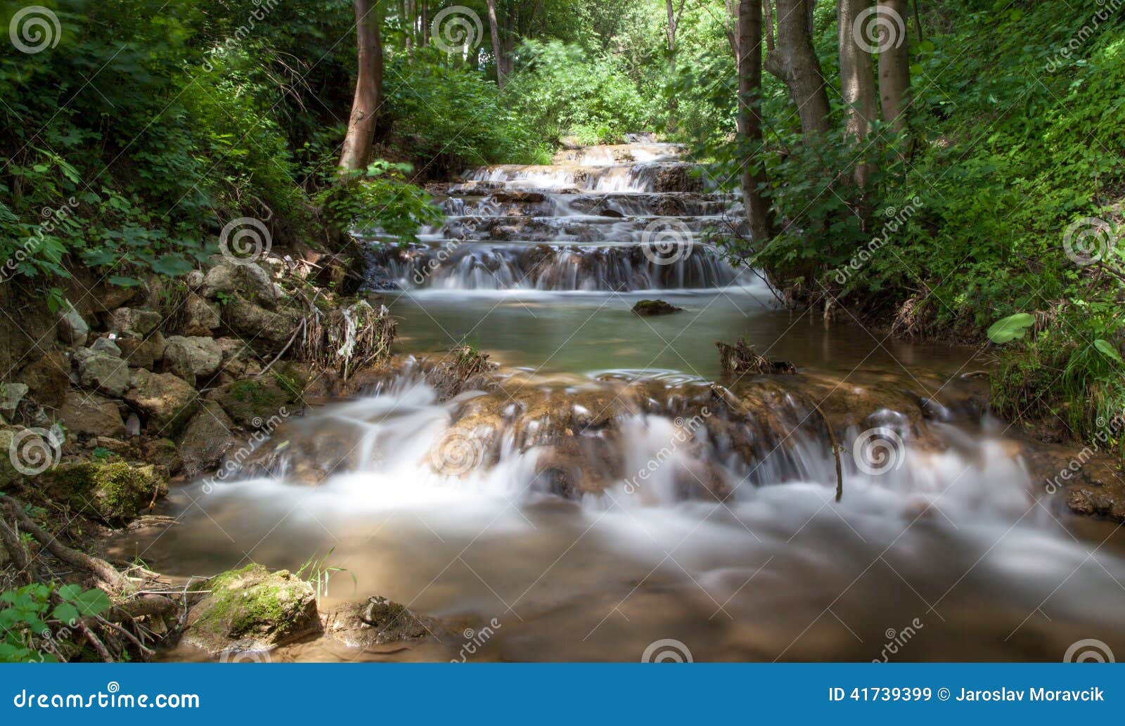 Waterfall, Slovakia stock image. Image of river, liptov - 41739399