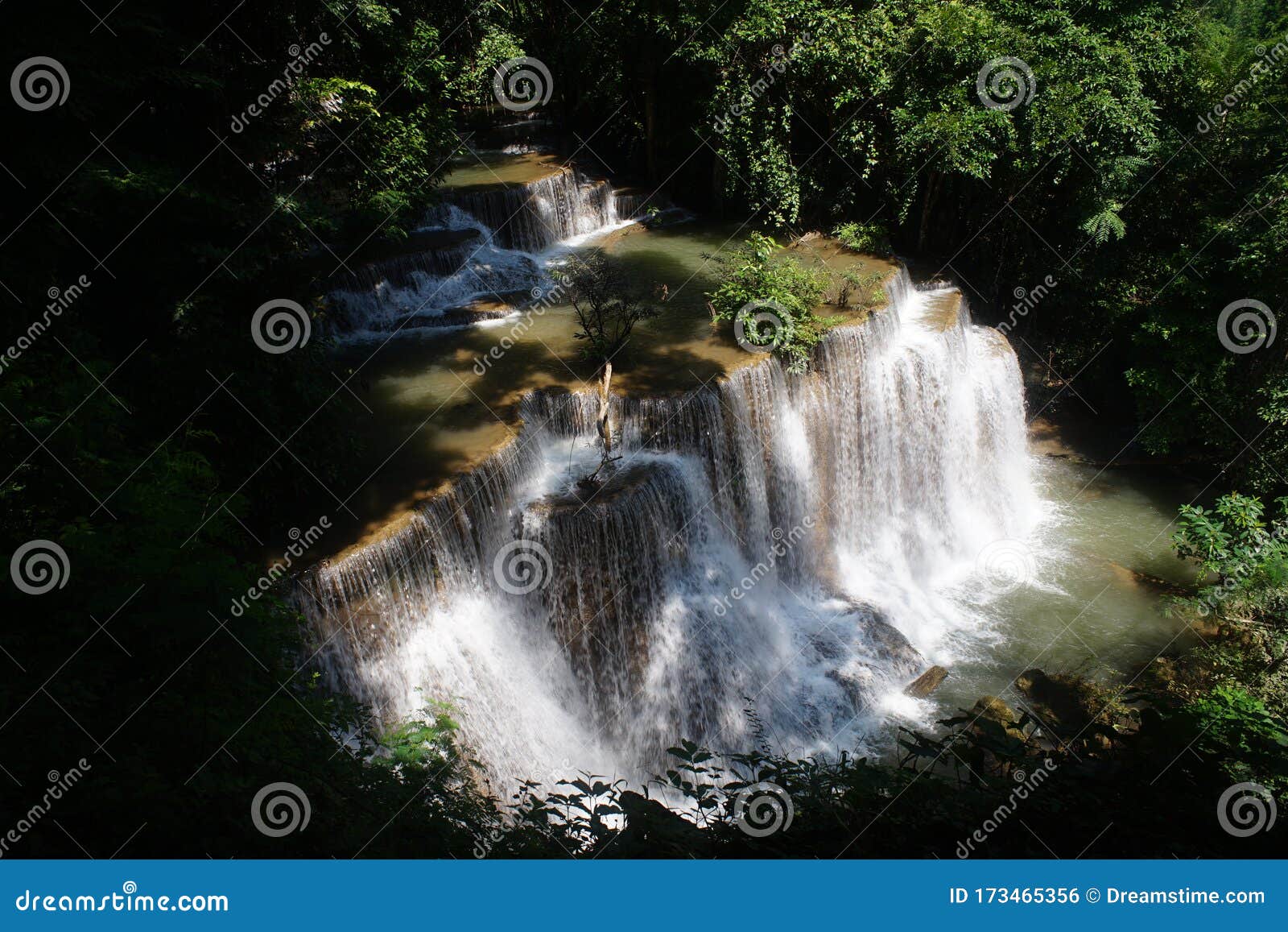 Waterfall by Slow Shutter Speed Stock Photo - Image of speed, trail ...