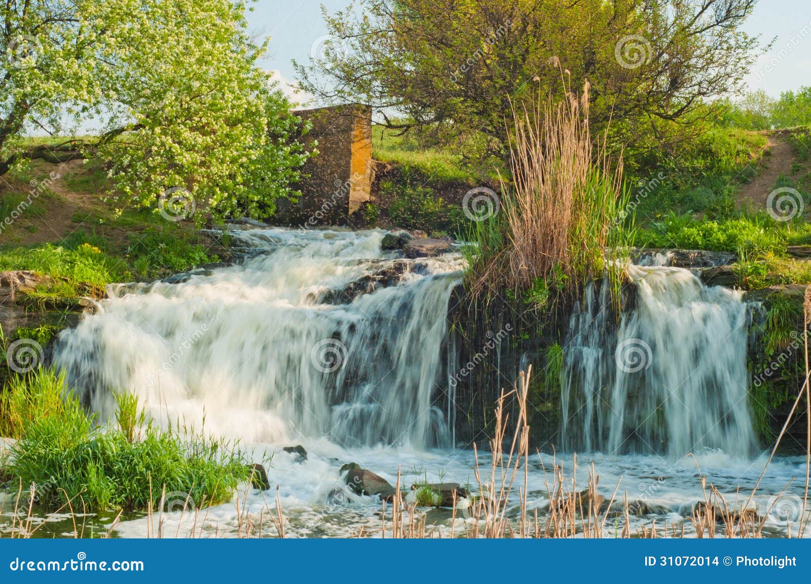 Waterfall stock photo. Image of rocks, brook, tranquil - 31072014
