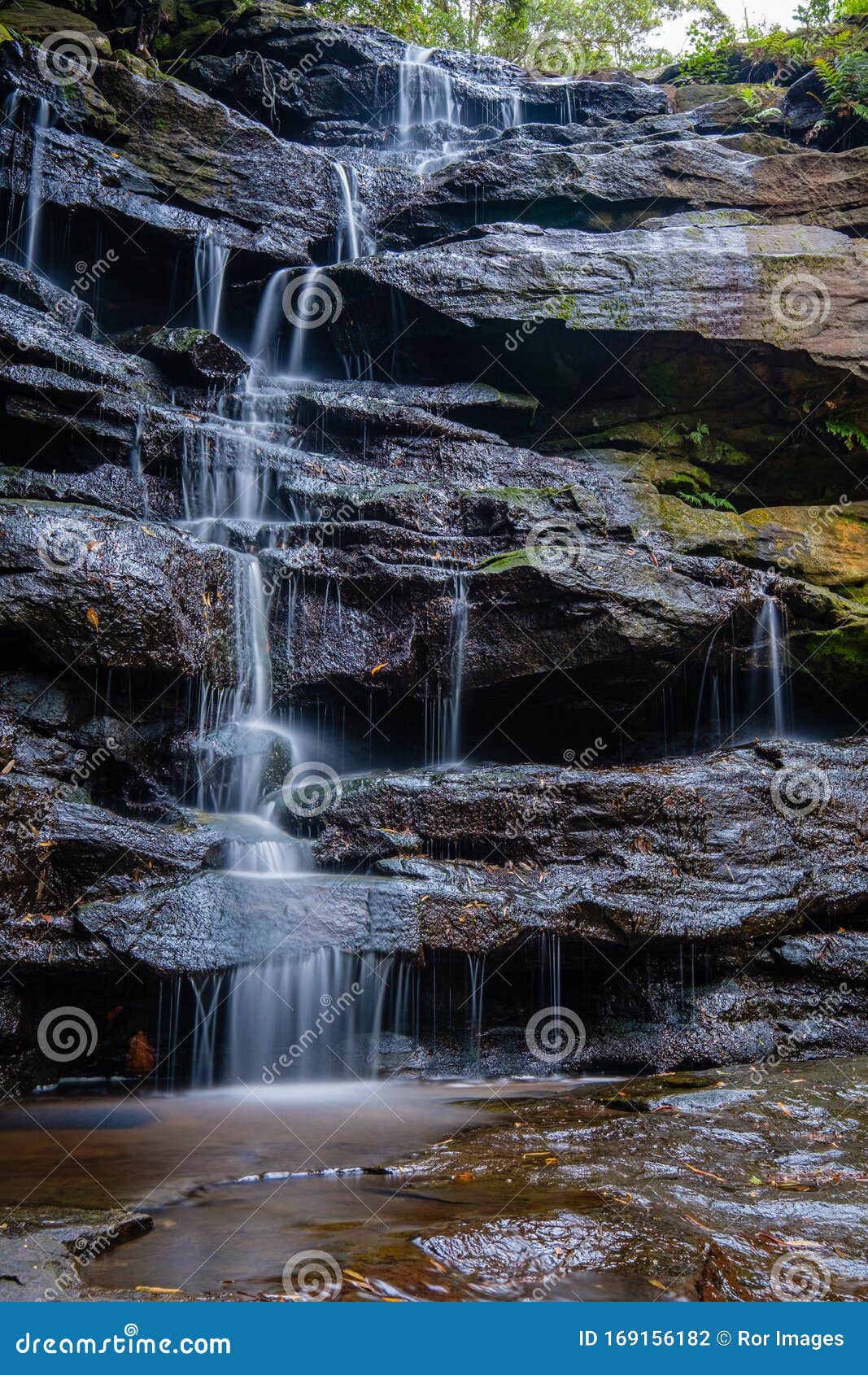 Waterfall in Somersby Falls, Central Coast Australia Stock Photo ...