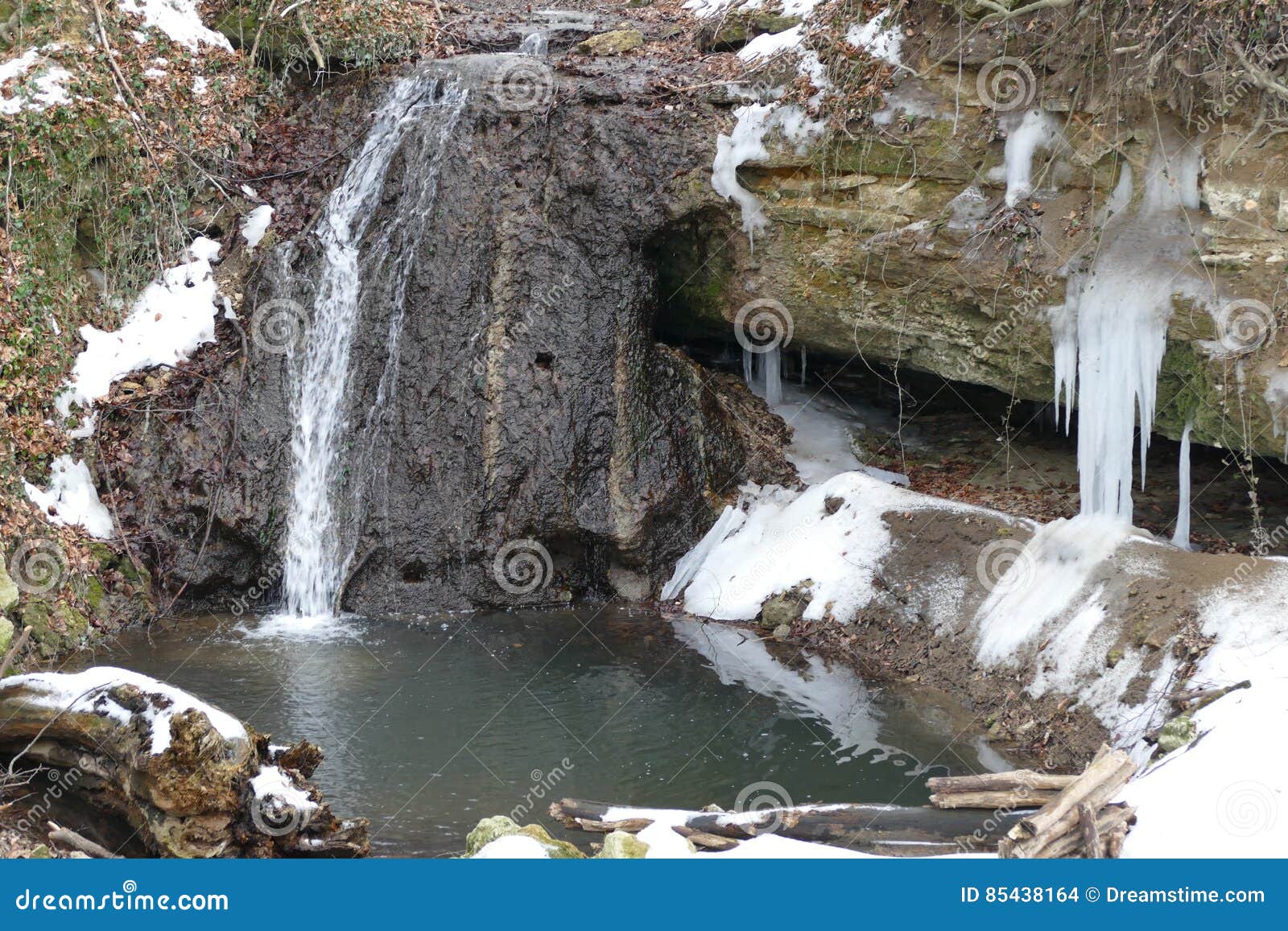 Waterfall source stock photo. Image of beauty, place - 85438164