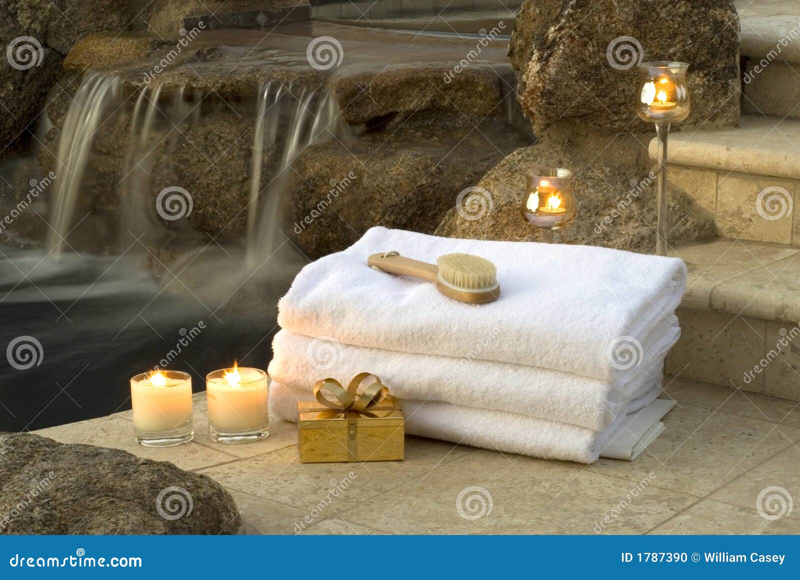 Waterfall spa 1 stock photo. Image of massage, still, studio - 1787390