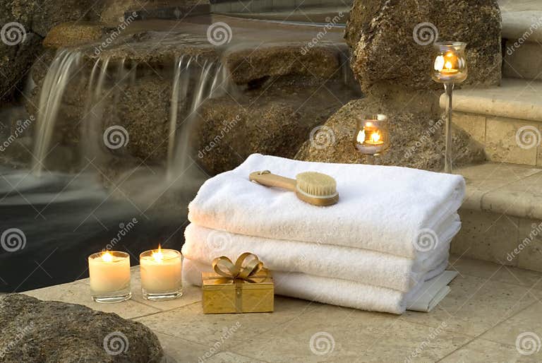 Waterfall spa 1 stock photo. Image of massage, still, studio - 1787390