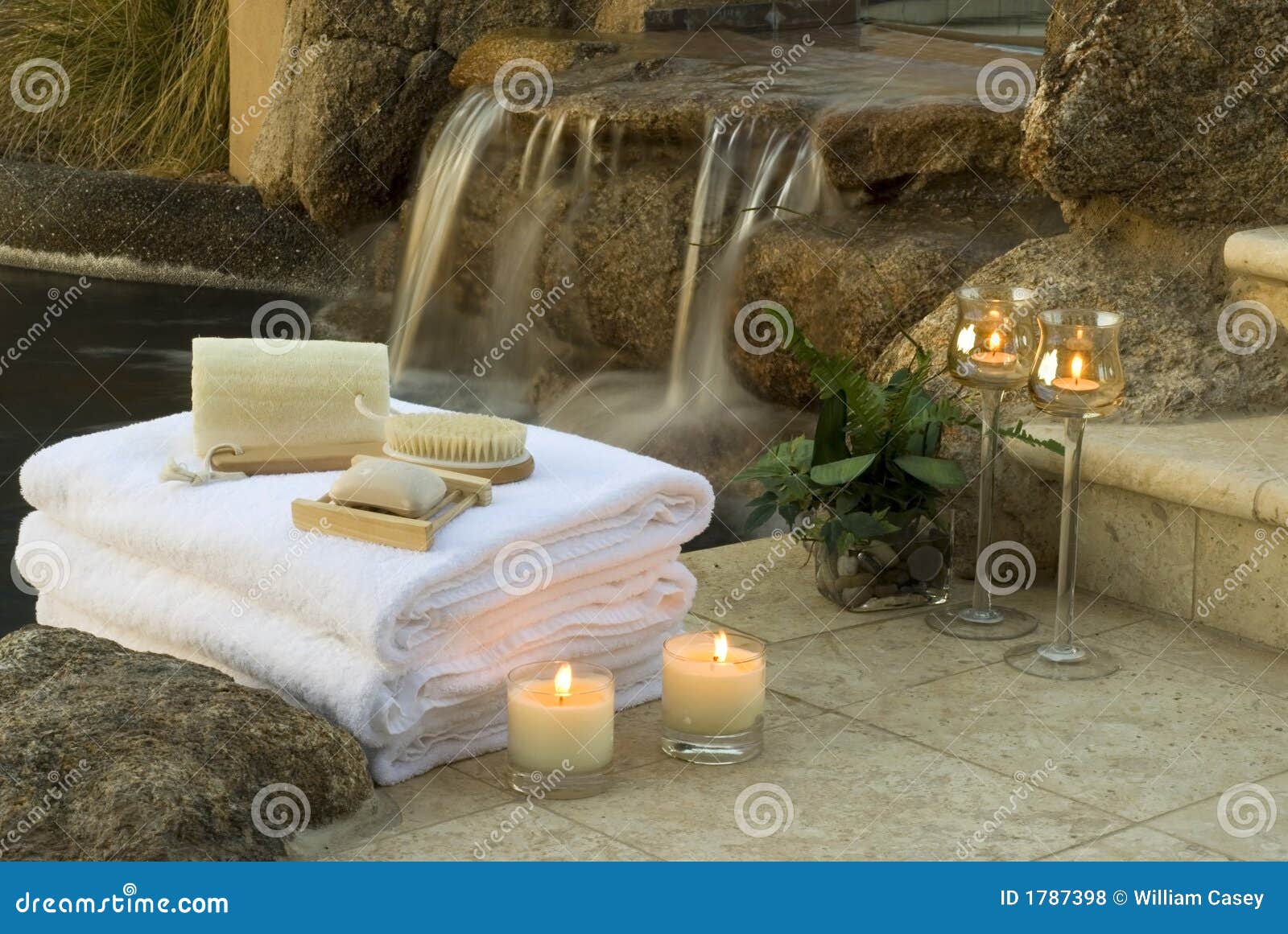 Waterfall spa 1 stock photo. Image of aroma, alternative - 1787398