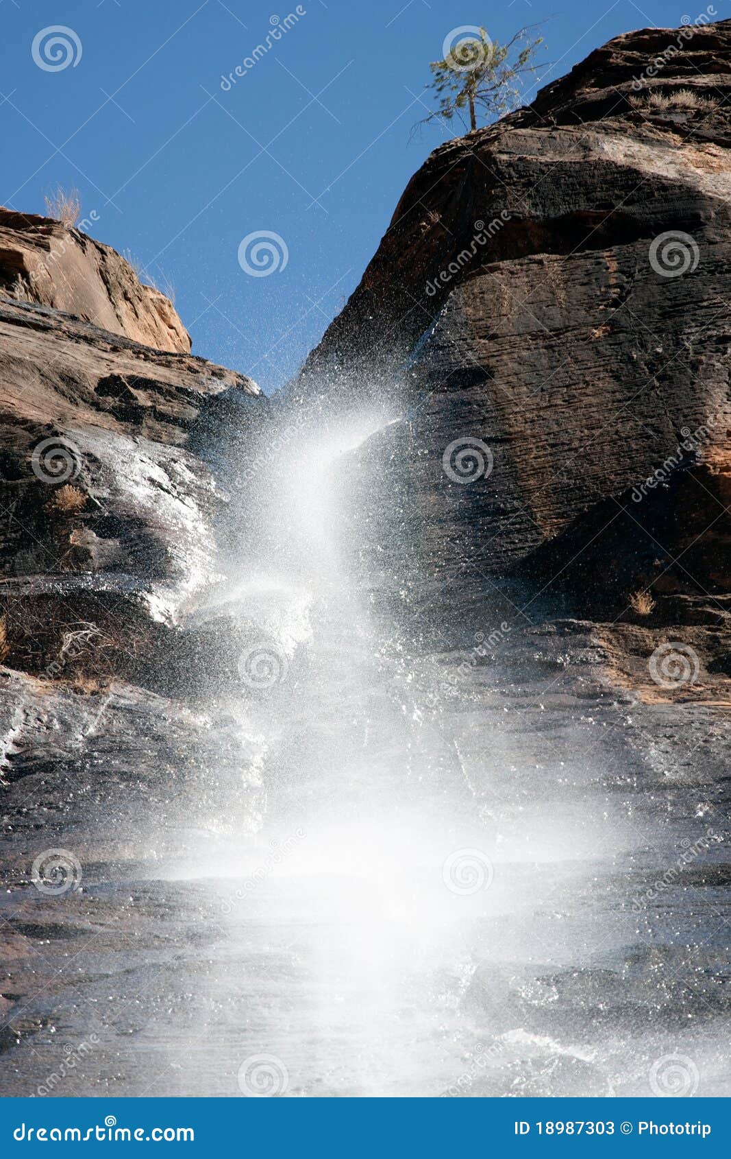 Waterfall Spray stock image. Image of pure, preserve - 18987303