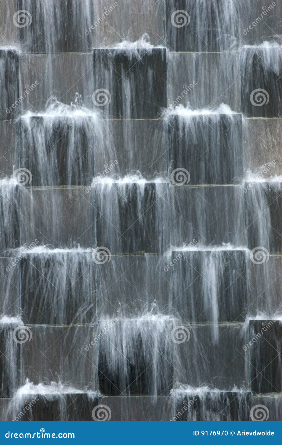 Waterfall on steps stock photo. Image of beautiful, fluid - 9176970