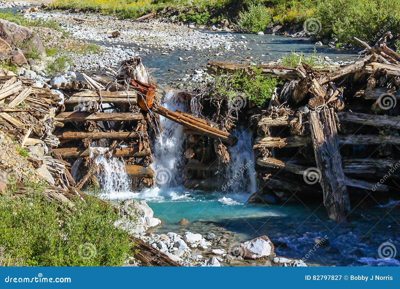 Waterfall Struture Falling Down Stock Image - Image of town, flow: 82797827