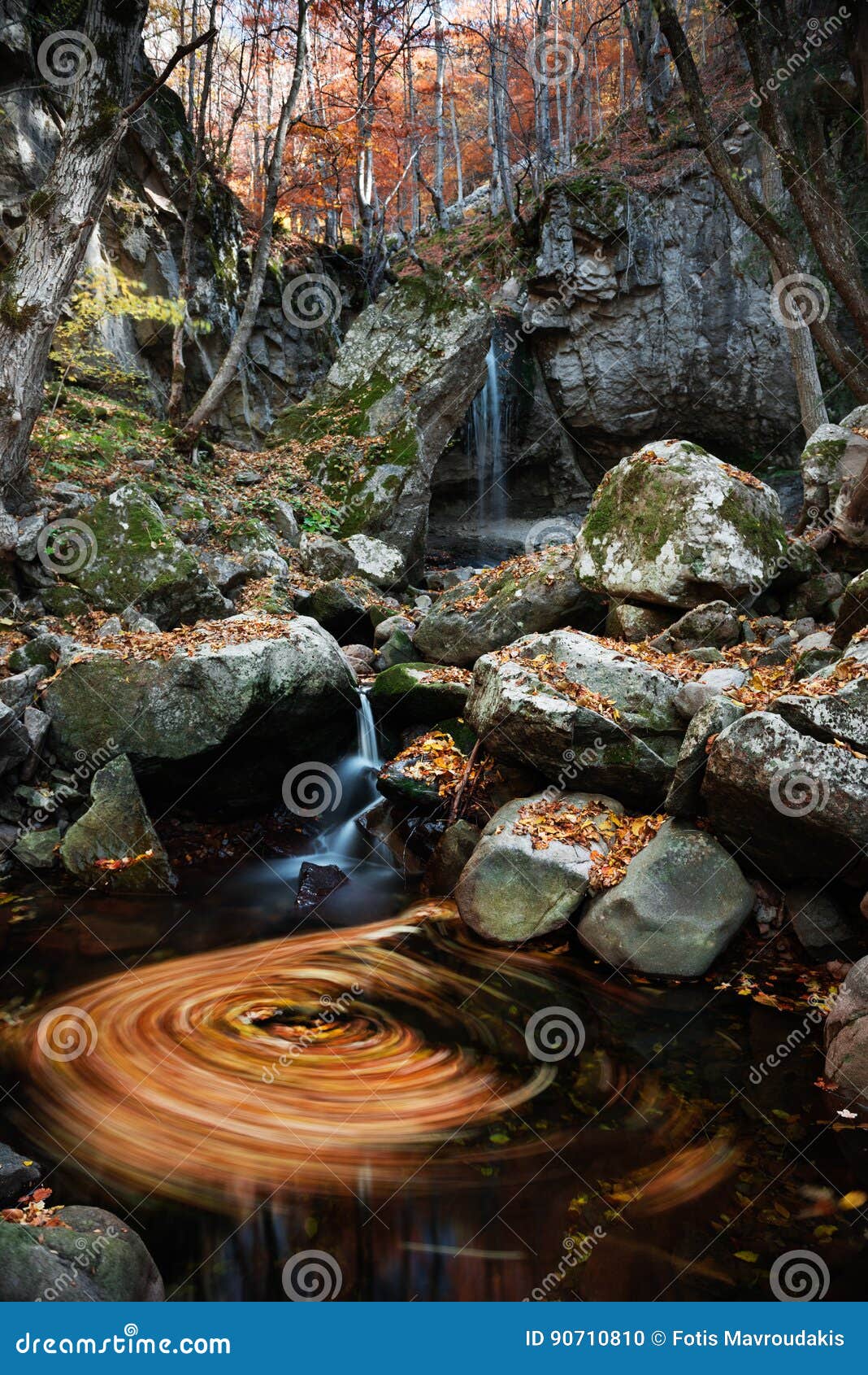 Waterfall swirl stock photo. Image of landscape, environment - 90710810