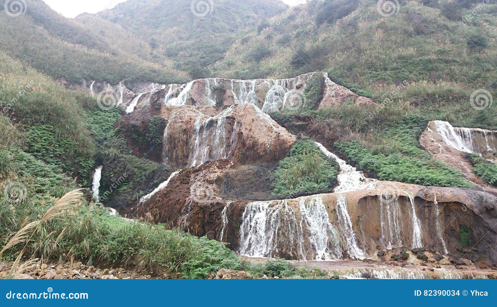 Waterfall stock photo. Image of rocks, outcrop, taiwan - 82390034