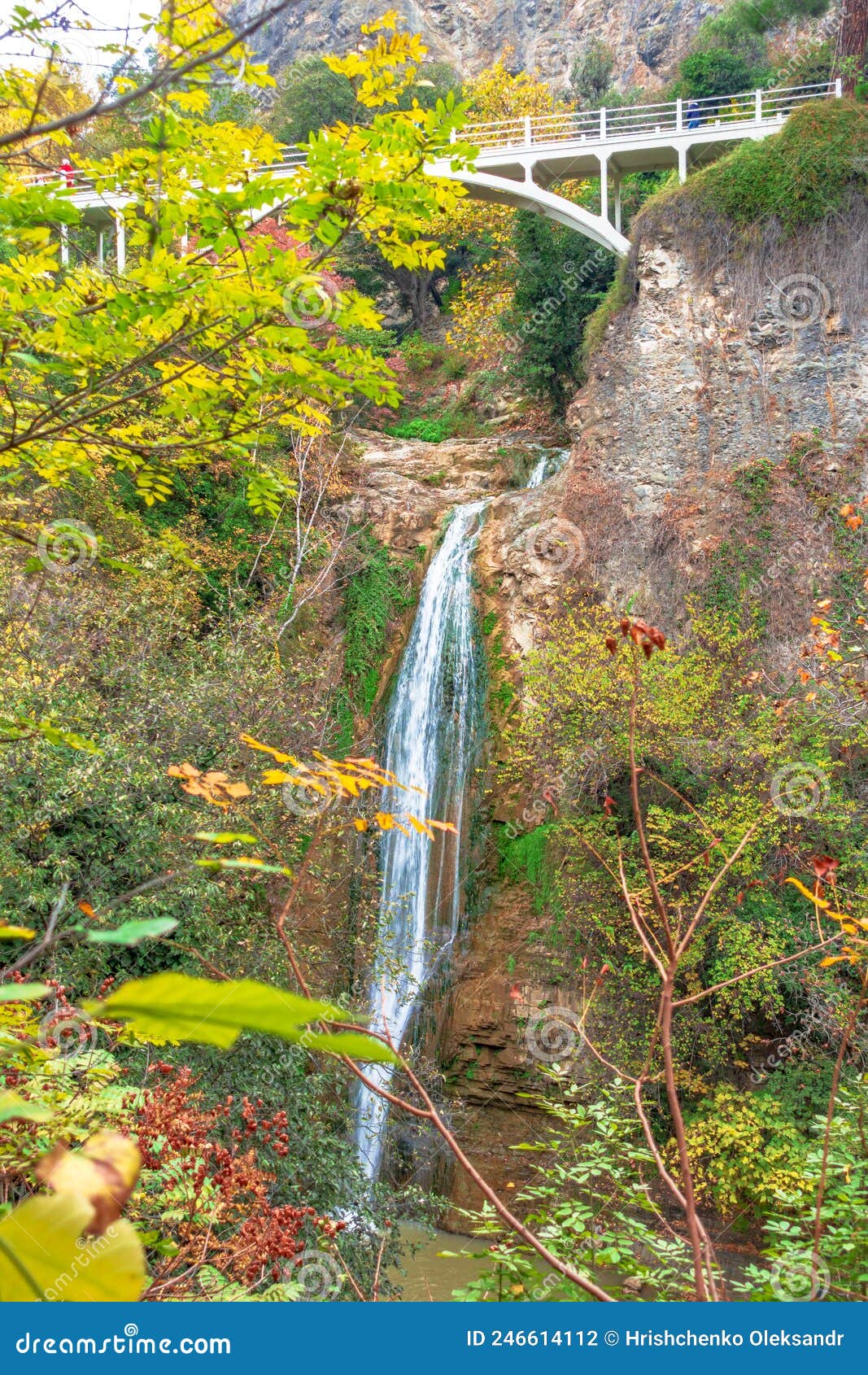 Waterfall in Tbilisi Botanical Garden, Georgia Stock Photo - Image of ...