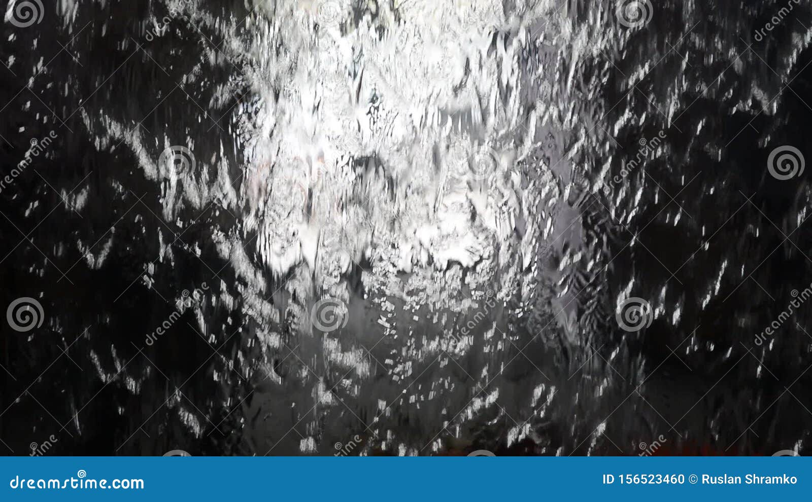 Waterfall Texture Seamless Loop, Isolated on Black with Alpha and ...