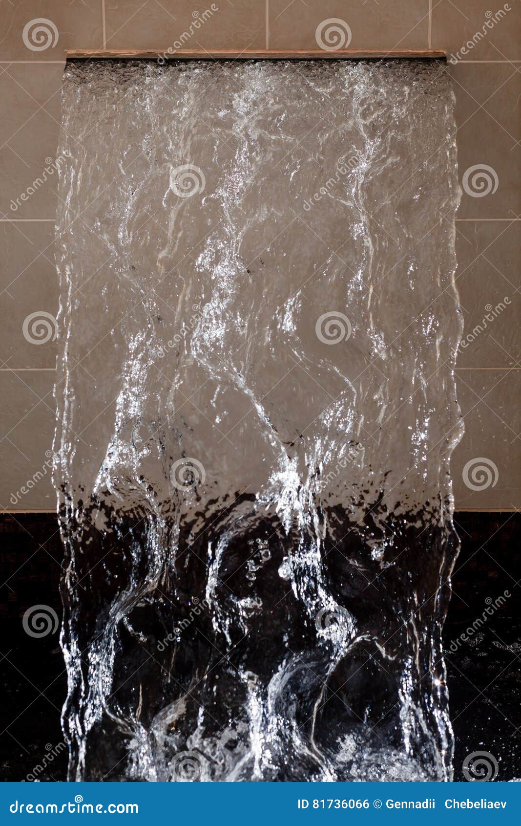 Waterfall and Texture of Water Stock Photo - Image of pool, light: 81736066