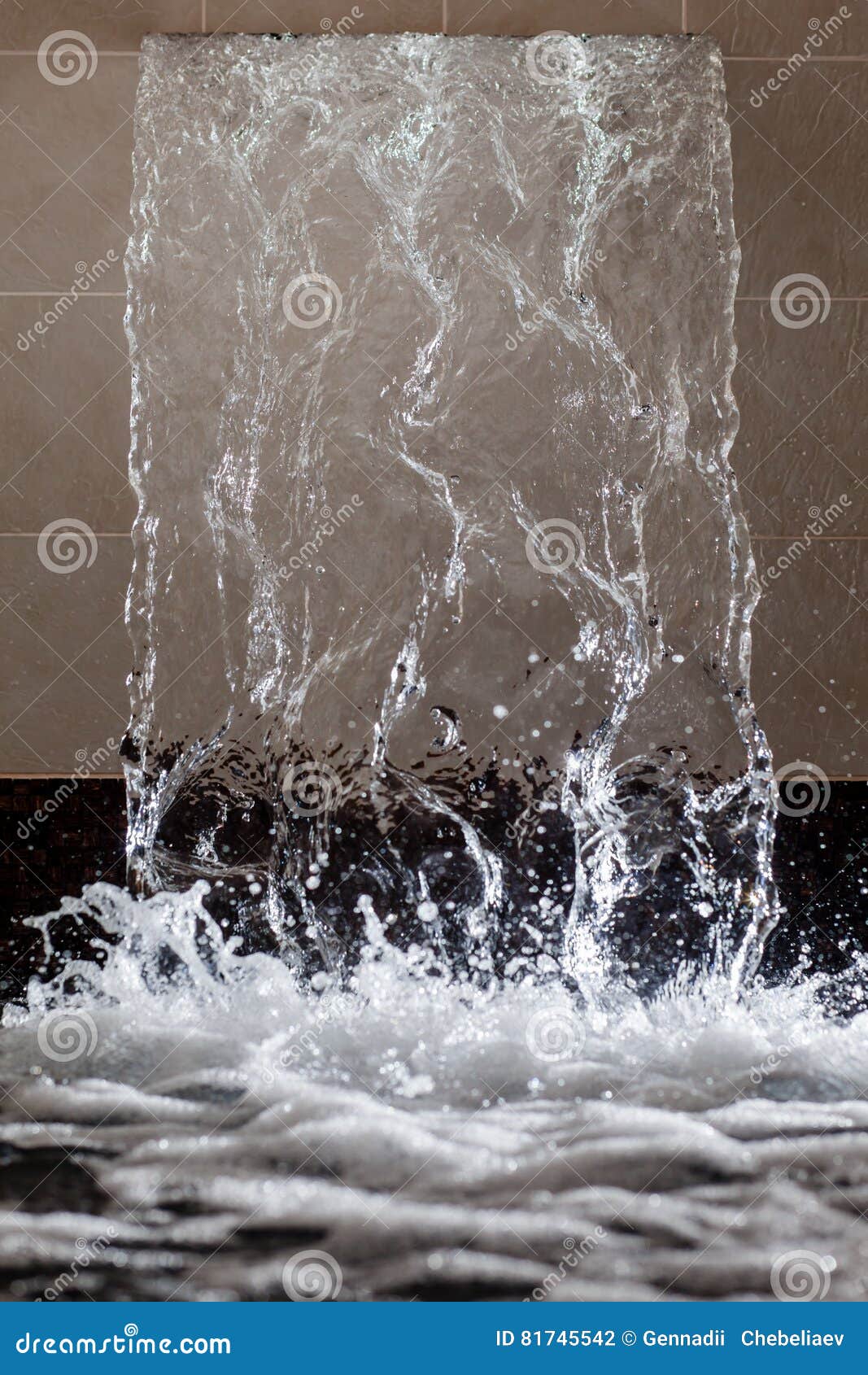 Waterfall and Texture of Water Stock Photo - Image of light, beautiful ...