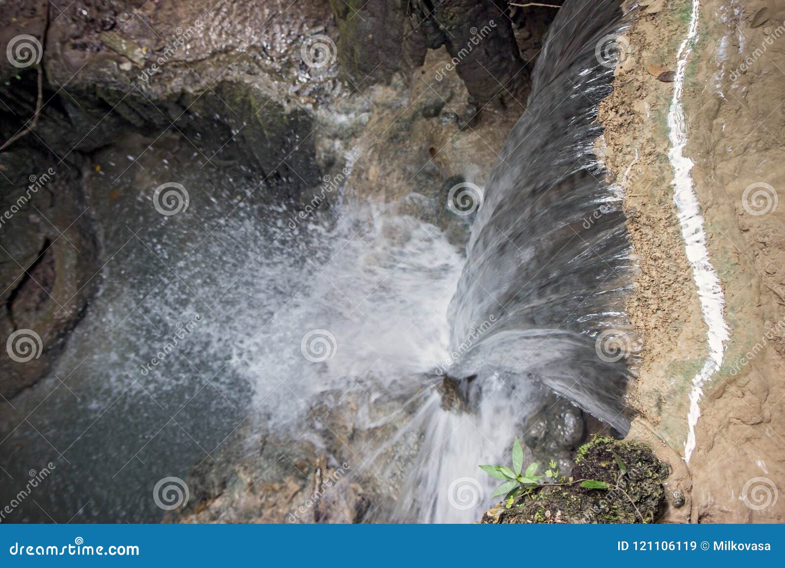 Waterfall from the Top View Stock Image - Image of asia, brook: 121106119