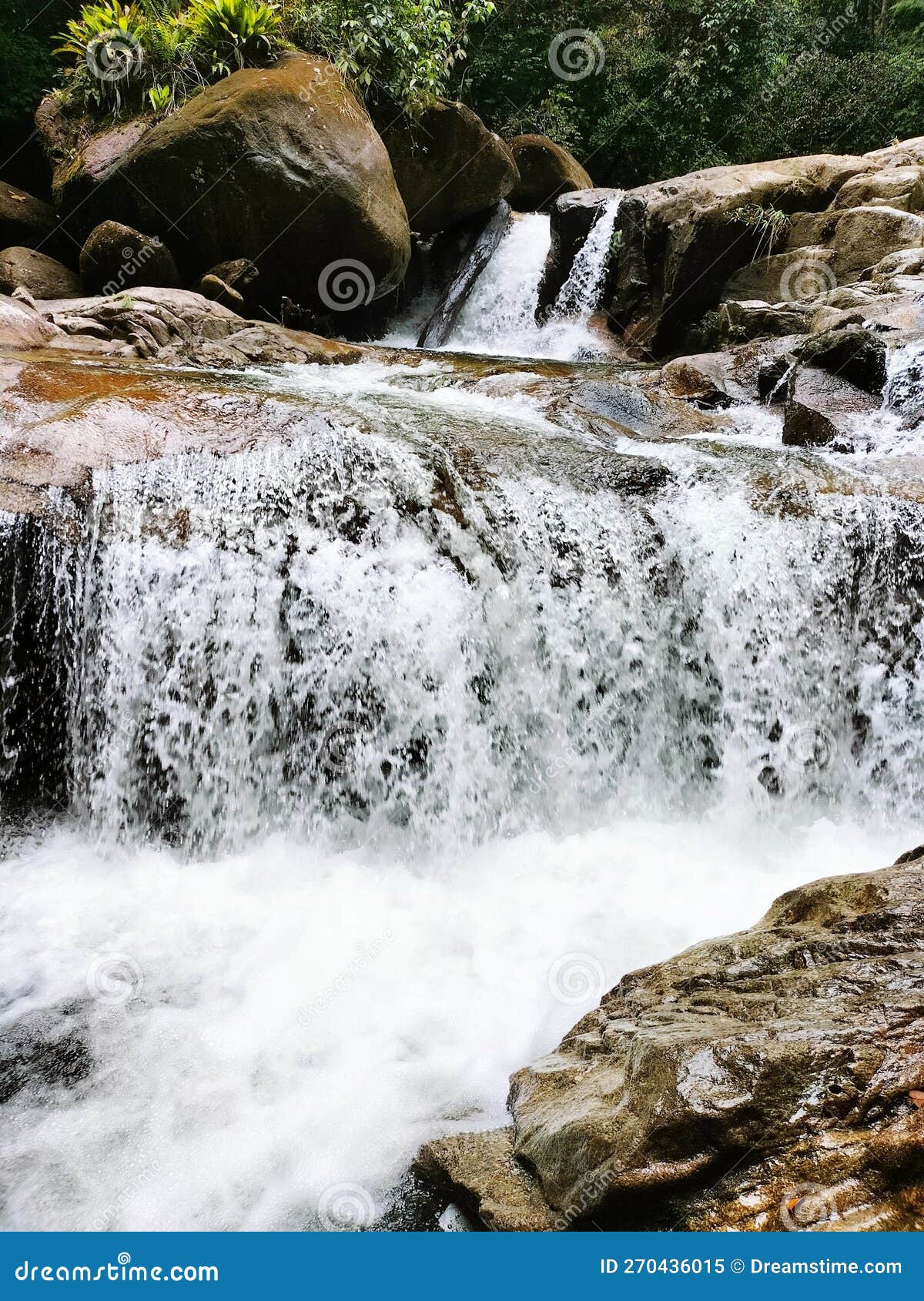 Waterfall the Trong stock image. Image of nature, waterfall - 270436015