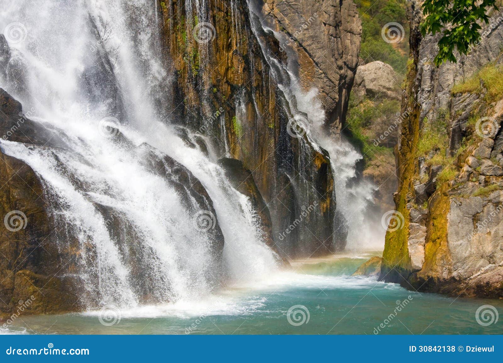 Waterfall, Turkey stock photo. Image of light, exotic - 30842138