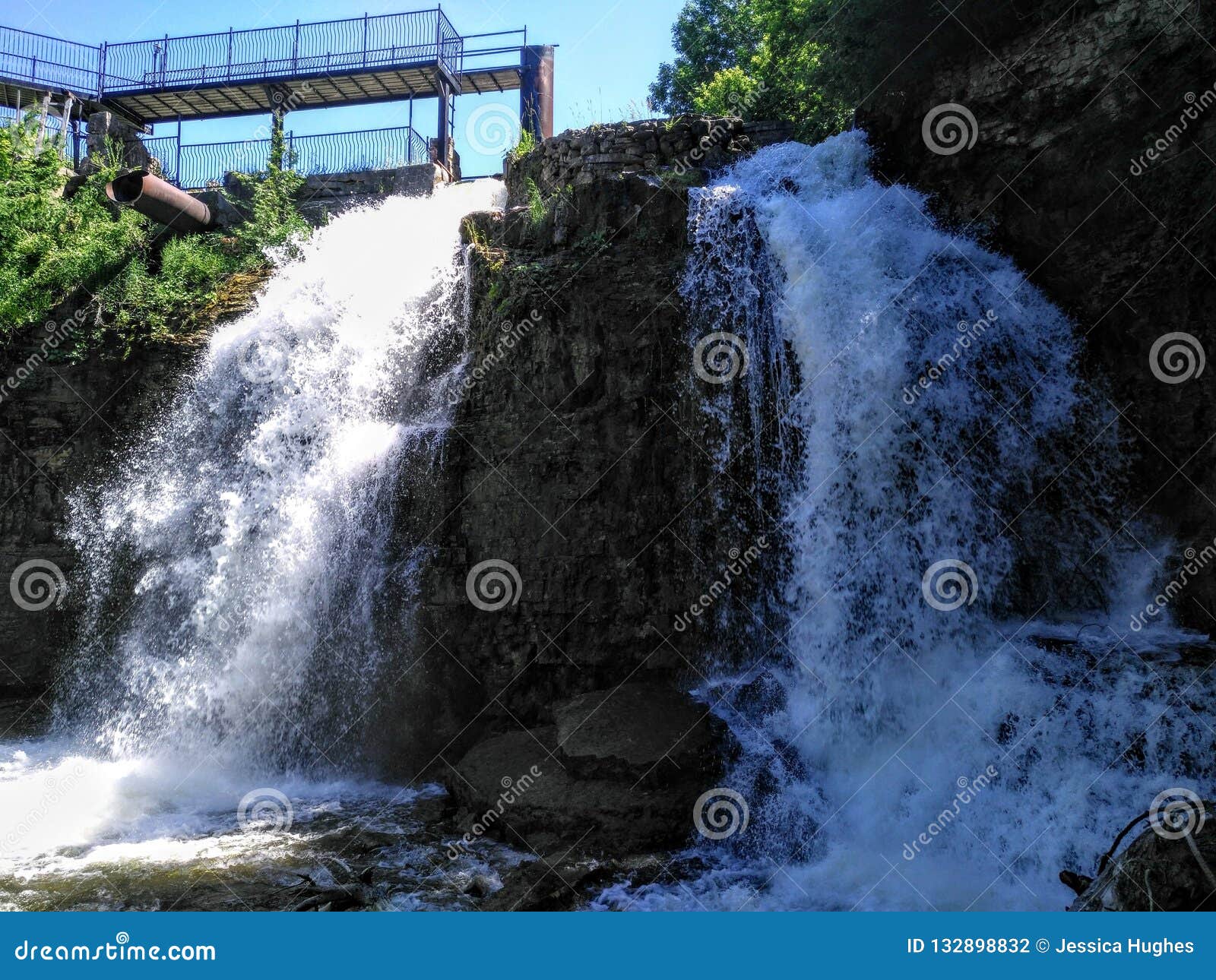 Wilson falls stock photo. Image of trees, waterfall - 132898832