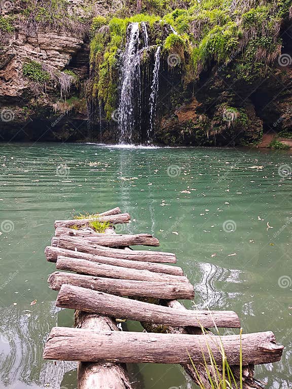 Waterfall View from Top Down Stock Image - Image of destination ...