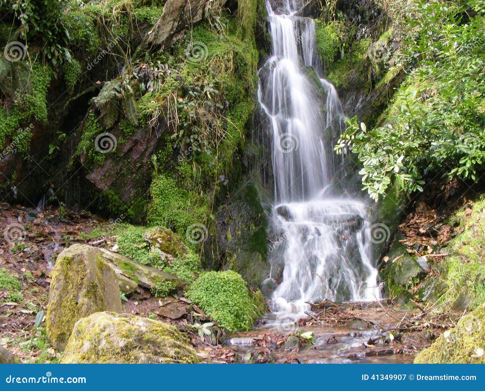 Waterfall view stock image. Image of museum, waterfall - 41349907