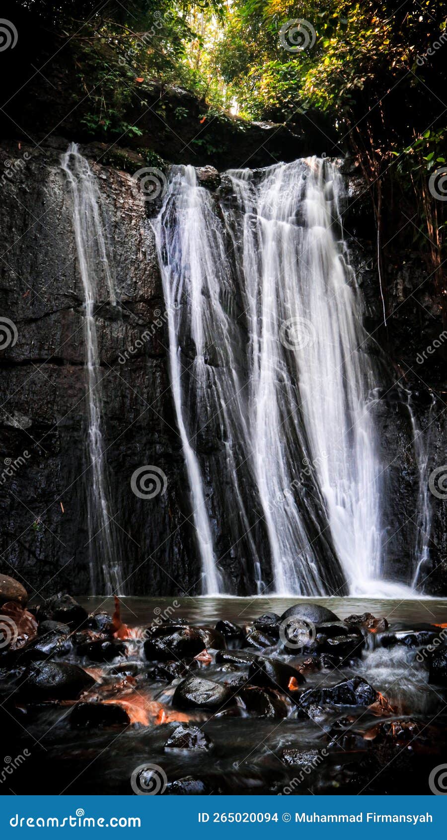 Waterfall in Village from Jombang City Stock Photo - Image of waterfall ...