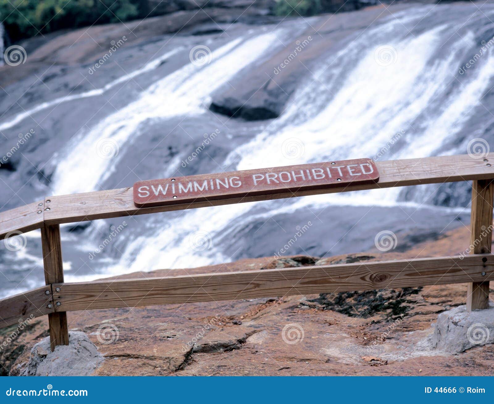 Waterfall warning sign stock photo. Image of overlooking - 44666