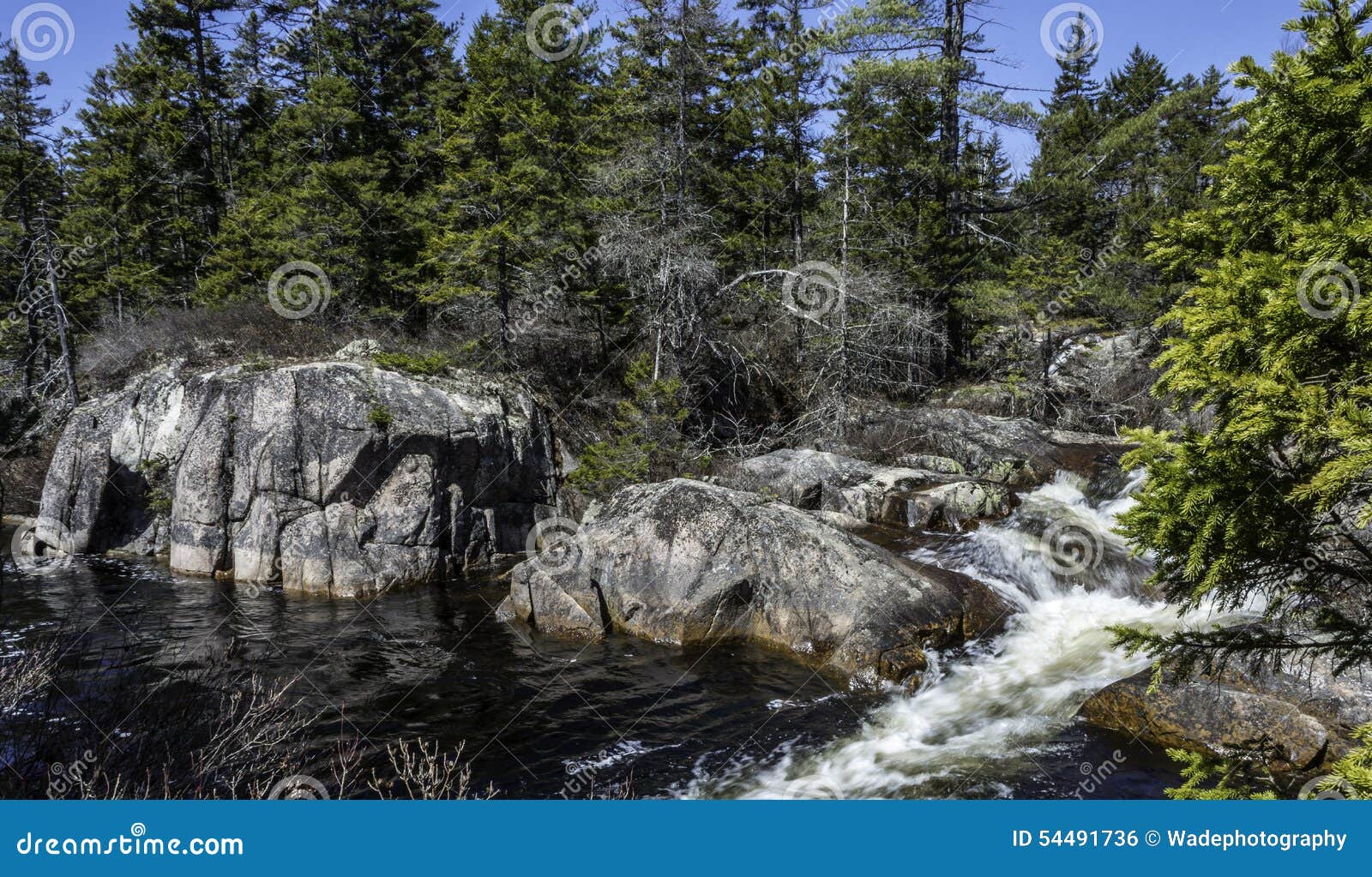 Waterfall stock photo. Image of brunswick, falls, glass - 54491736