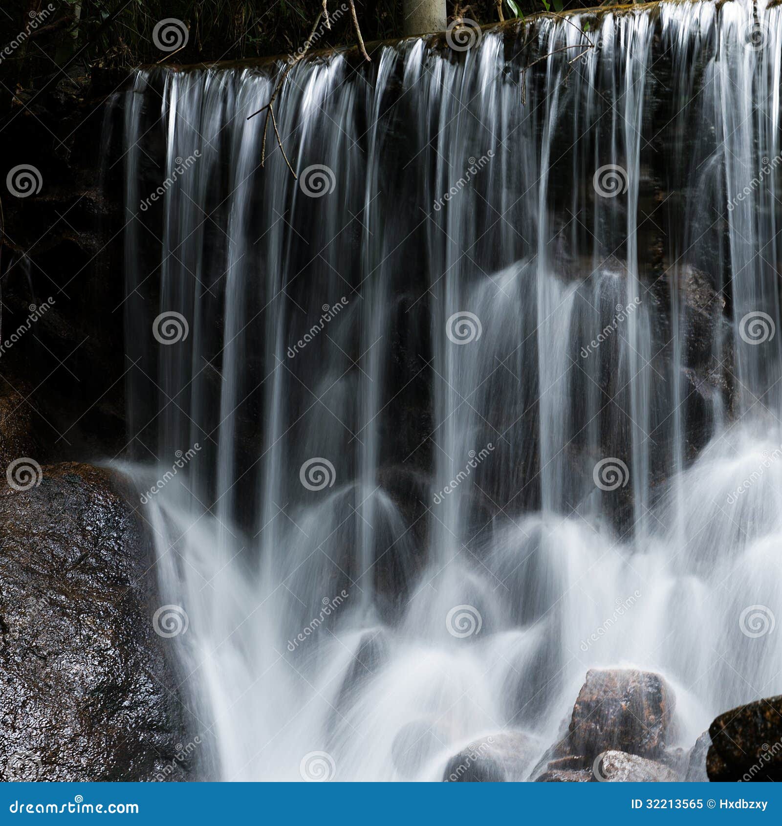Waterfall stock image. Image of county, countryside, fall - 32213565