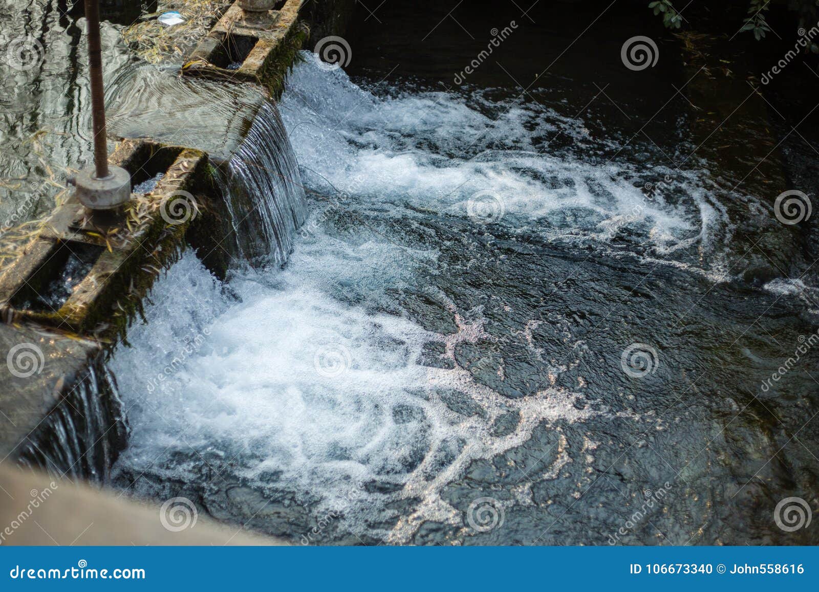Jacuzzi Waterfall Bath With Water Stock Photography | CartoonDealer.com ...