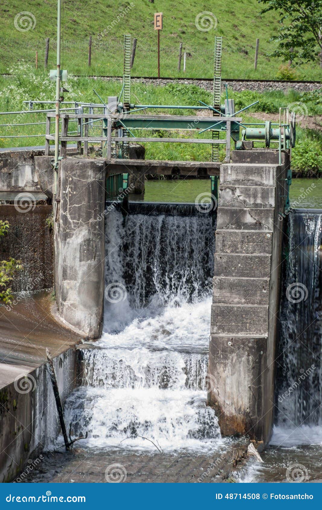 Waterfall - Water - River - Barrage Stock Photo - Image of flowing ...