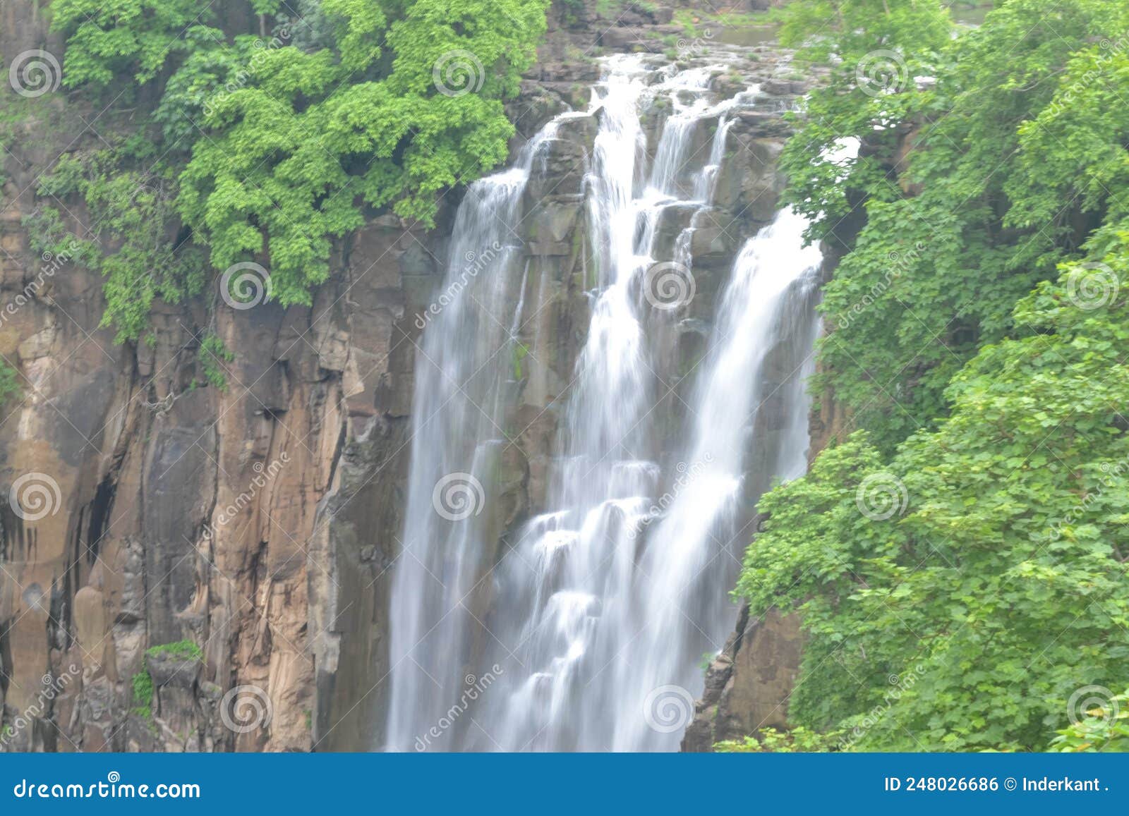 Waterfall stock photo. Image of india, patalpani, indore - 248026686