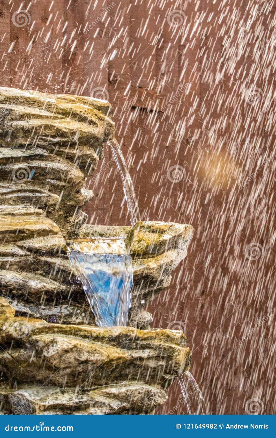 Waterfall stock photo. Image of water, precipitation - 121649982
