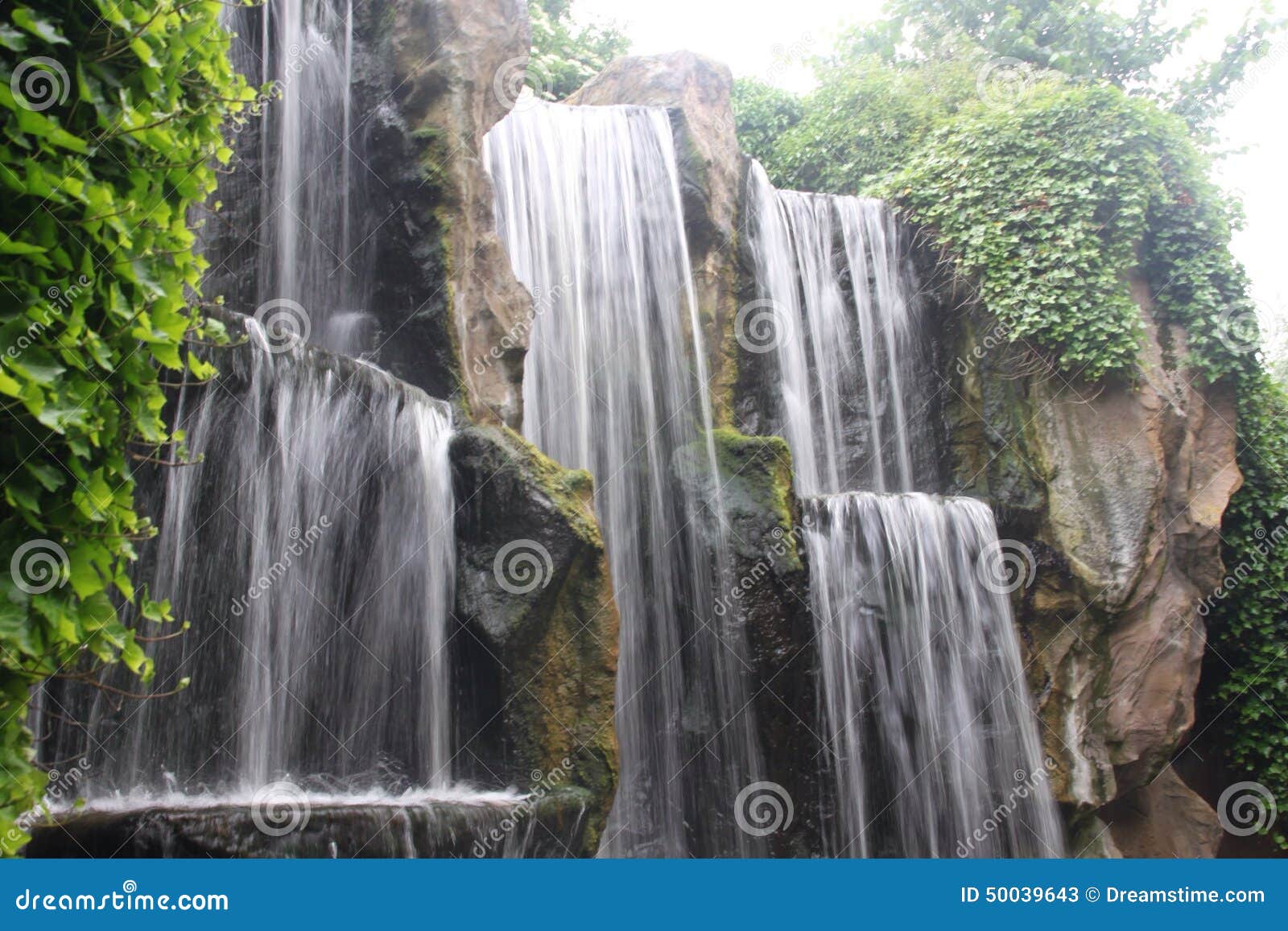 Waterfall stock image. Image of waterfalls, water, summer - 50039643
