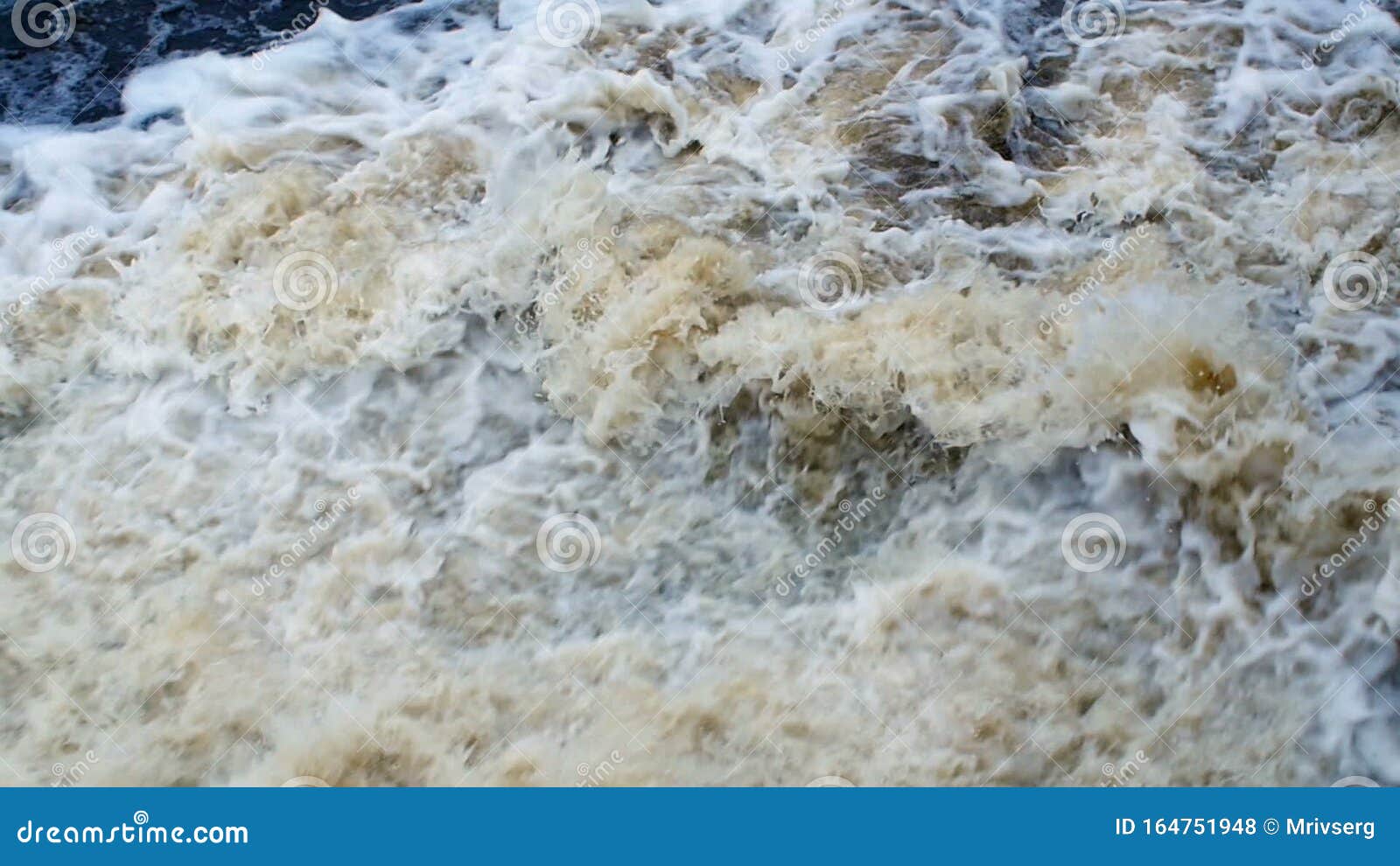 White Water Flow from Above Stock Footage - Video of river, stream ...