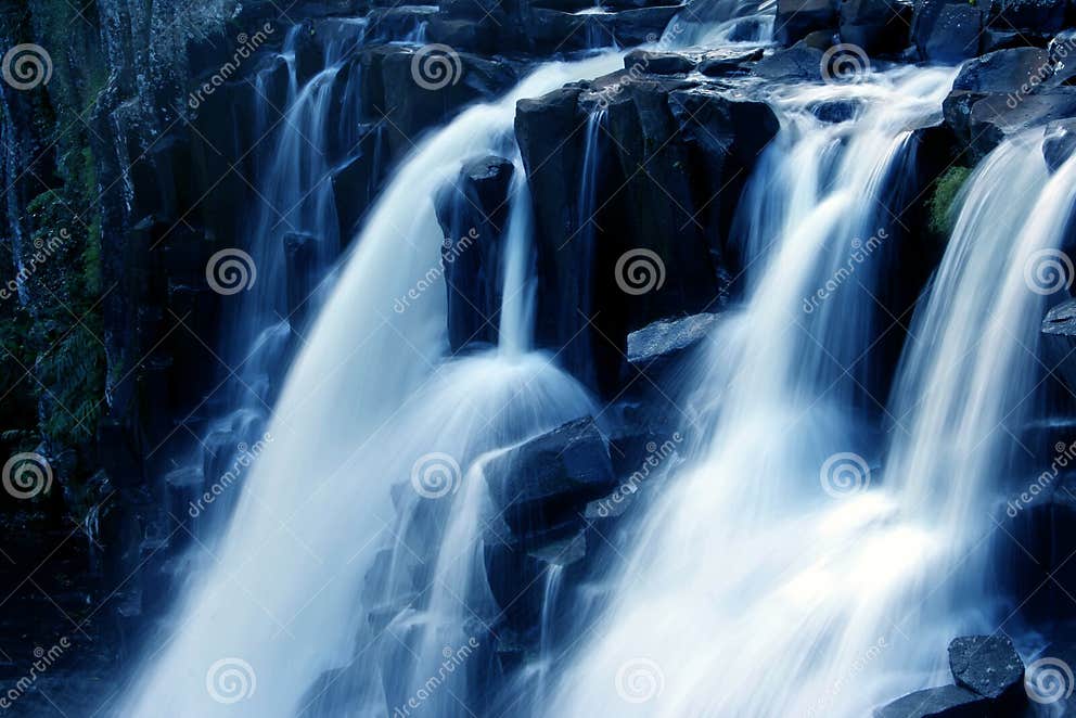 Waterfalls stock image. Image of power, flow, cascade - 1245959