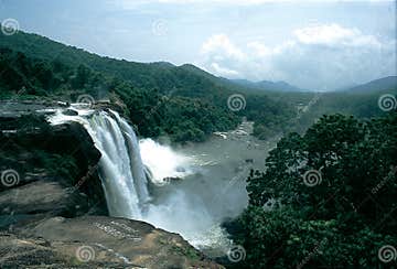 Waterfalls 3 stock photo. Image of chalakudy, mountain - 6789224