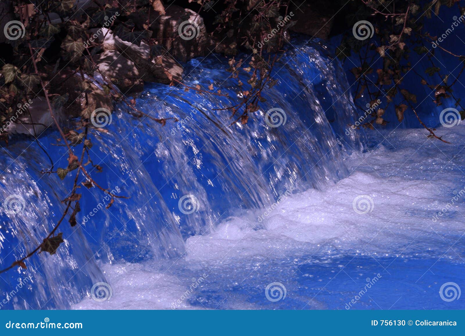 Waterfalls stock photo. Image of blue, color, water, colors - 756130