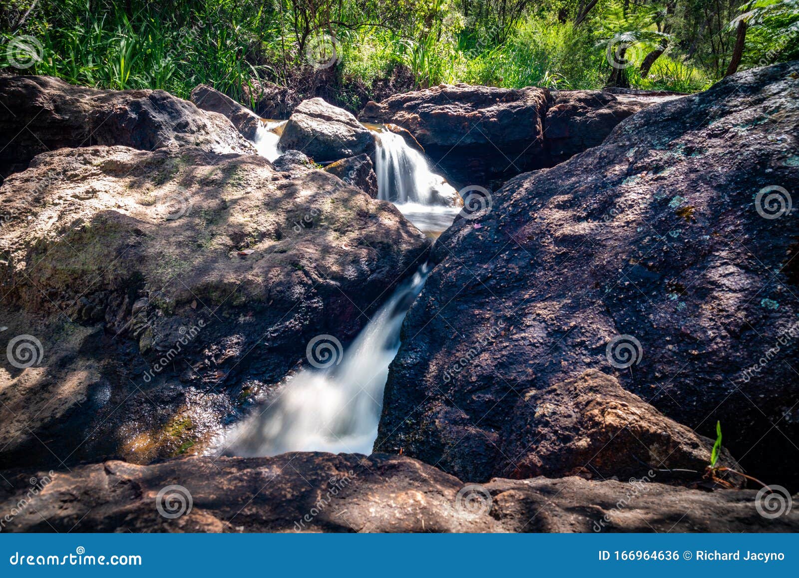 Waterfalls at Araluen in Perth, Western Australia Stock Photo - Image ...
