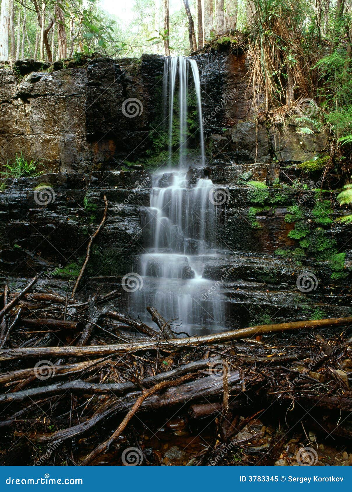Waterfalls in Australia stock image. Image of stream, rapid - 3783345