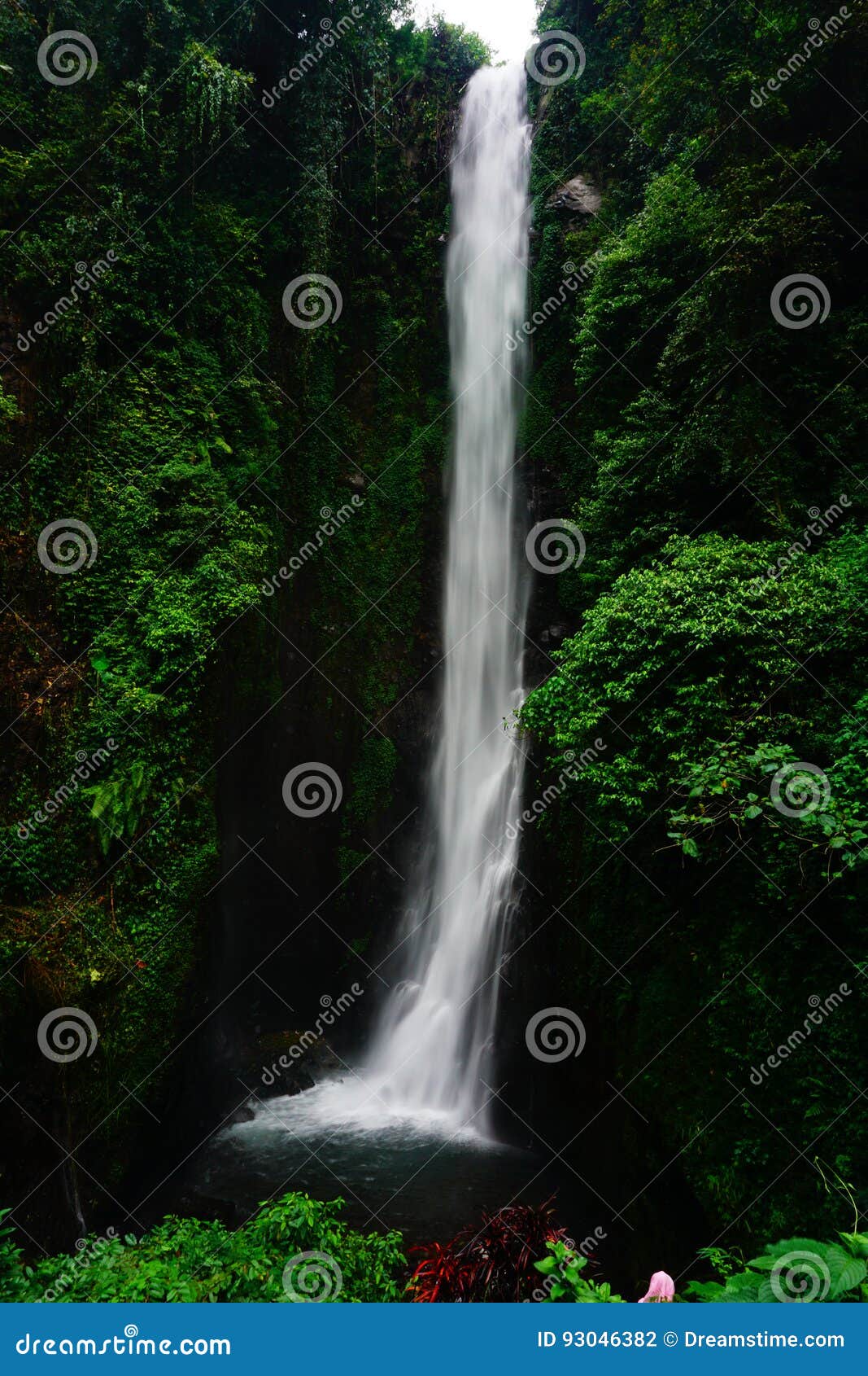 The waterfalls stock photo. Image of indonesia, river - 93046382
