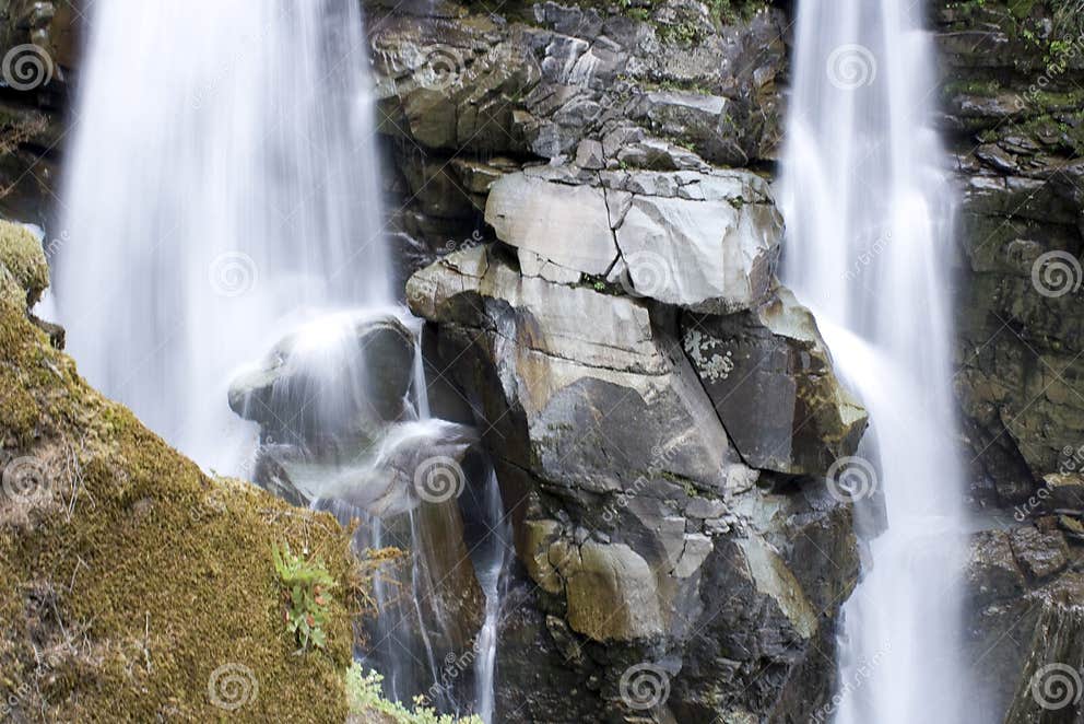 Waterfalls with big rocks stock photo. Image of rocks - 26612808
