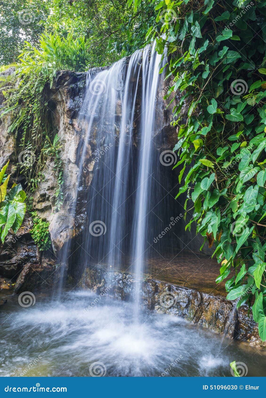 Waterfalls stock photo. Image of green, fresh, refreshing - 51096030