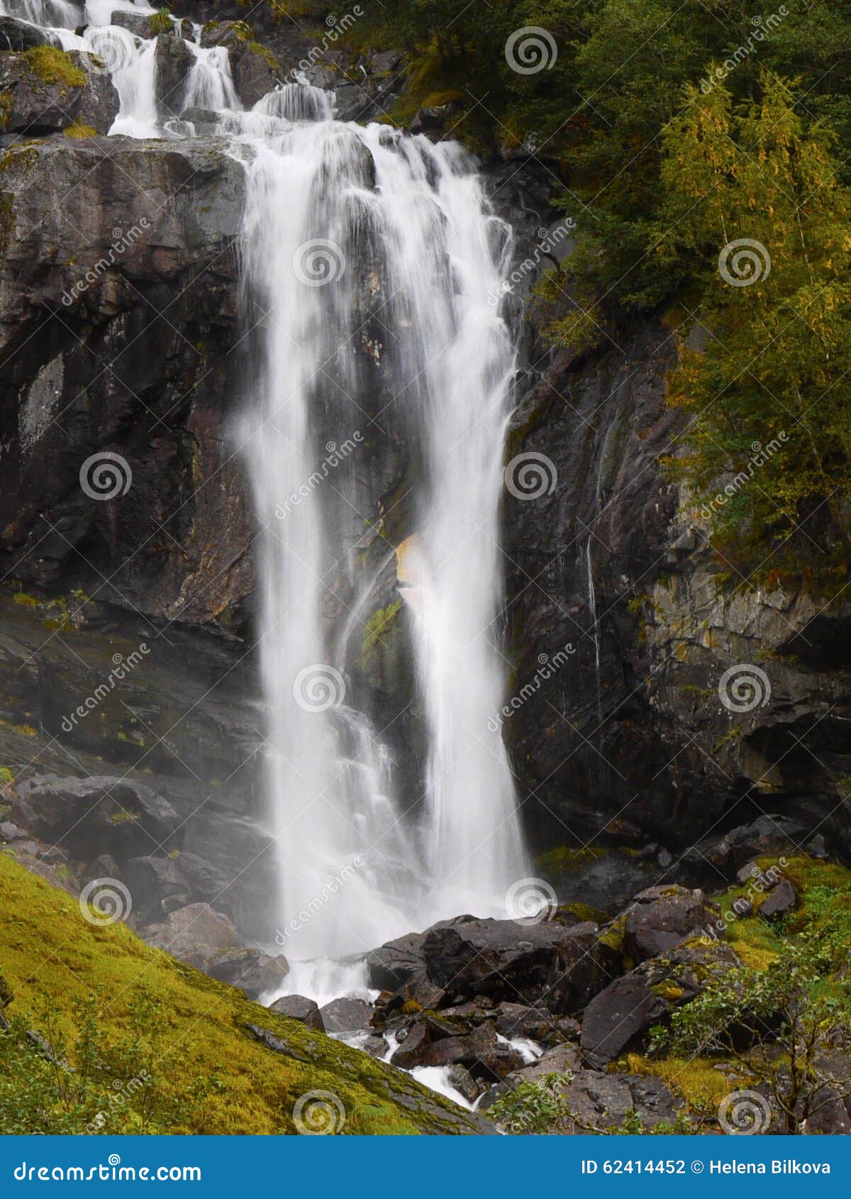 Waterfalls stock photo. Image of park, nature, fall, fossen - 62414452